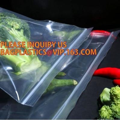 China pouch inequilateral double track press lock watertight zipper, food storage double zipper bag, Quart Waterproof double c for sale