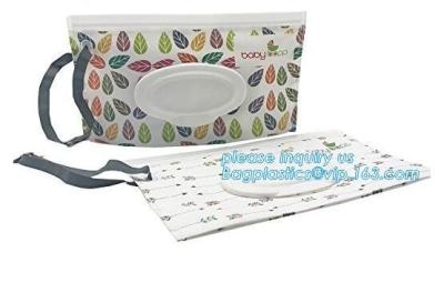 China Portable wet tissue packaigng bag container, EVA custom wet tissue bag, tissue container bag,tissue packaging diaper pac for sale