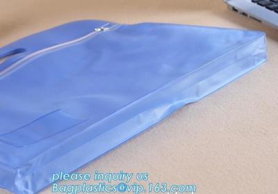 China Biodegradable custom colored PVC zipfile document folder a4 document bag polyester zipper document bag waterproof bageas for sale
