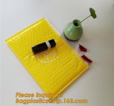 China Slider padded grip seal Golden bags, air bubble bag with slider zipper,design custom anti static plastic black Zip lockk b for sale