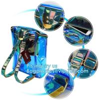 China Multi-pockets School Backpack Outdoor Backpack, Multi-pockets School Backpack, PVC transparent backpack for beach, pack for sale