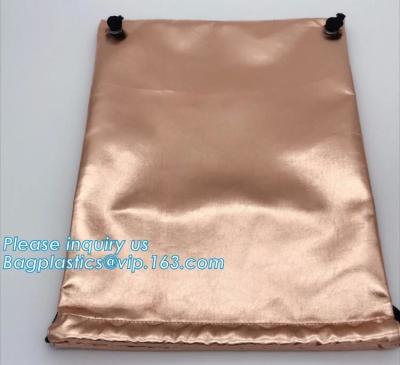 China Custom PU Leather Drawstring Bags Leather Pouches with LOGO,Waterproof PU Leather Drawstring Bag, Bagease, Bagplastics for sale