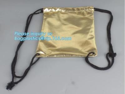 China Custom PU Leather Drawstring Bags Leather Pouches with LOGO,Waterproof PU Leather Drawstring Bag, Bagease, Bagplastics for sale