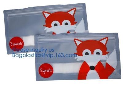 China Biodegradable Portable Bottle Shape Transparent Self-sealing Bag Cookies Snacks Tea Food Storage Bag Moisture-proof Pres for sale