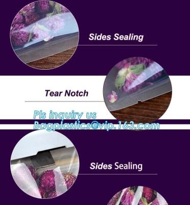 China clear opp/cpp three side seal bag for beans,biscuits,cookies,pp cpp self-adhesive poly bag with glue tape,CPP BOPP plast for sale