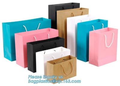 China Customized recycle printed wedding door gift paper carrier bag,Luxury design Shopping Small craft Paper Bag retail baker for sale