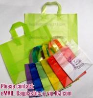 China Drawstring Shopping bags, Soft loop, Die cut handle, Flexi loop handle, Thermal bags for sale