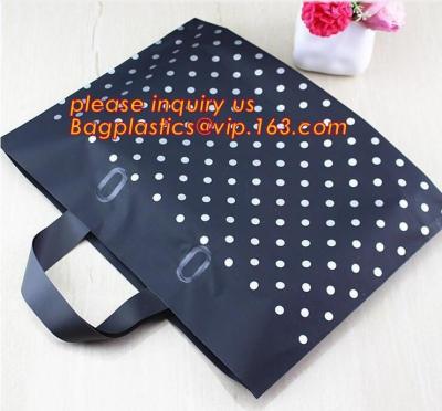 China eco-friendly china factory supply poly soft loop handle carrier bags shopper bags,Factory custom eco hard soft loop hand for sale