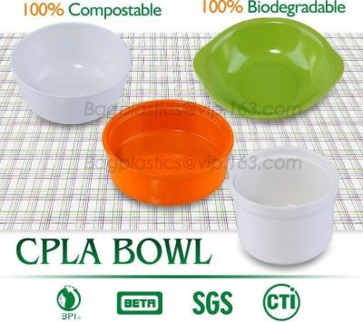 China Eco-friendly freshness preservation, waterproof food containers, PLA dinner plate for restaurant use, pla food box for for sale