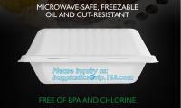 China straw pulp lunch box,eco-friendly PLA tableware,dinnerware set,healthy tableware,containers packaging bagasse clamshell for sale