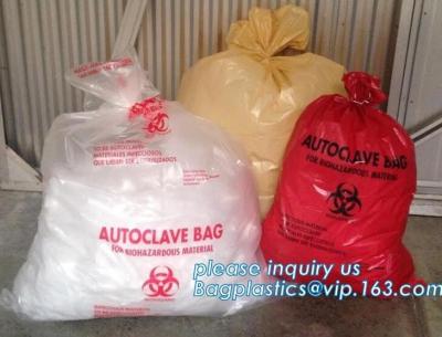 China biodegradable clinical waste bags, Thick Plastic Asbestos Bag, PE Disposable Waste Bag, healthcare, health care, hospota for sale