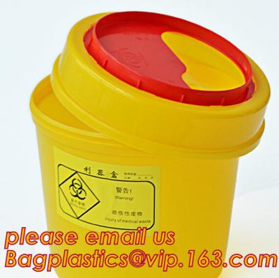 China 3/5/8/10/15 liter square Sharp Container Sharp Box Medical sharps disposal container, Medical Materials & Accessories Pr for sale