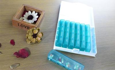 China A week multi-function Safly 7case pill container, A week multi-function cabinet shape pill container 4 times daily for sale