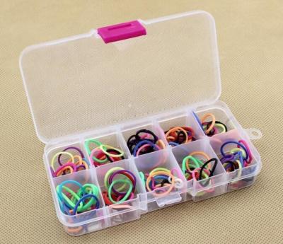 China home organizers useful plastic 15 slots adjustable storage jewelry case boxes with lock craft organizer, bagease, pac for sale