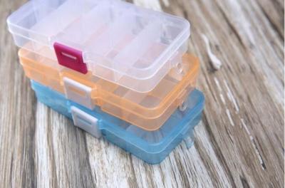 China home organizers useful plastic 15 slots adjustable storage jewelry case boxes with lock craft organizer, bagease, pac for sale
