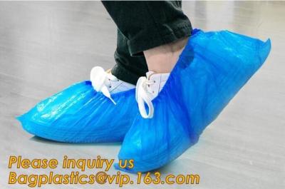 China custom waterproof SMS pp non woven medical surgical use Polypropylene Disposable Shoe Cover non skid anti skid bagease for sale