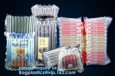 China fragile protective air column bag rolls, Air Pillow Bags Wrapping, Inflatable Air Cushioning Film, air cushion bubble fi for sale