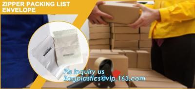 China packing list envelope for AWB, packing list envelope mailing bag for express, Packing List Enclosed Envelopes, bagease for sale