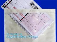 China polyethene PE self-adhesive packing list document envelopes, PE packing list envelope, self adhesive closure packing lis for sale
