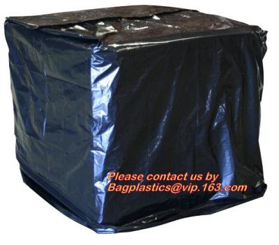 China Reusabe PVC Tarpaulin Cover,Heavy Duty Plastic PVC Pallet Cover Tarp, Duarable recylable 100% virgin PE material stretch for sale