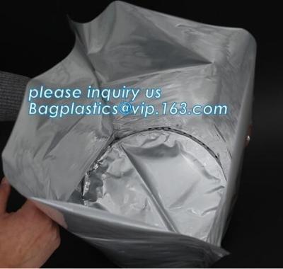 China IBC foil Liner for bulk juice wine, Liquid packaging boxes storage carton ibc alunimium bag, Round Bottom Flexible Drum for sale