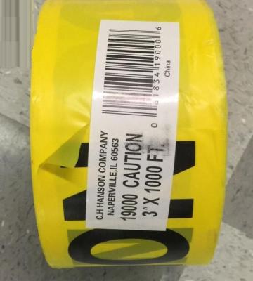 China YelloRed DANGER Tape Caution Tape Roll 3-Inch Non-Adhesive Sharp Red Color Warning Tape,Caution Tape for Barrier Warning for sale