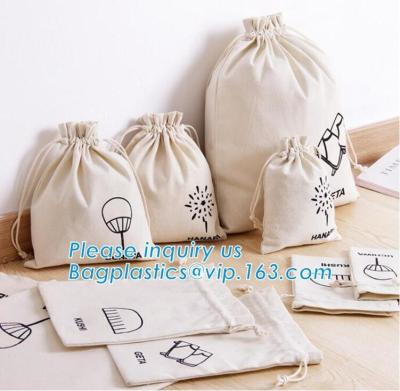 China OEM Organic Cotton Drawstring Bag,Custom design Eco Friendly printing canvas cotton drawstring bag,Muslin Drawstring Bag for sale