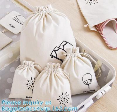 China OEM Organic Cotton Drawstring Bag,Custom design Eco Friendly printing canvas cotton drawstring bag,Muslin Drawstring Bag for sale