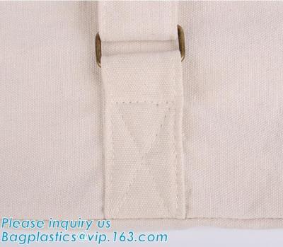 China Fair trade calico cotton canvas tote bag long handle,cotton Canvas Tote Bag with 2 extra pocket outside for day use for sale
