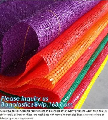 China white PE raschel mesh bag garlic bag,45*75cm Orange Russia PE Knitted plastic raschel leno mesh packing bags for Agricul for sale