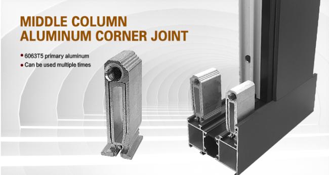 Aluminum corner joint product view