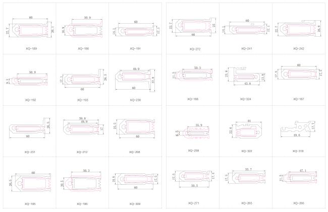 Customized aluminum corner joint sample