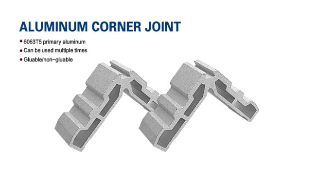 Double-point punching corner connector product view