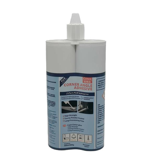Quality 2 Component Polyurethane Adhesive Sealant For Window Corner Angle Frame Assembly for sale