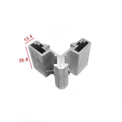 China Aluminum Hardware External Hook Movable Corner Joint Bracket for Window And Door Frame for sale