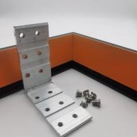 Quality Narrow 6063-T5 Aluminum Corner Joint Durable Solid For Slim Glass Doors for sale