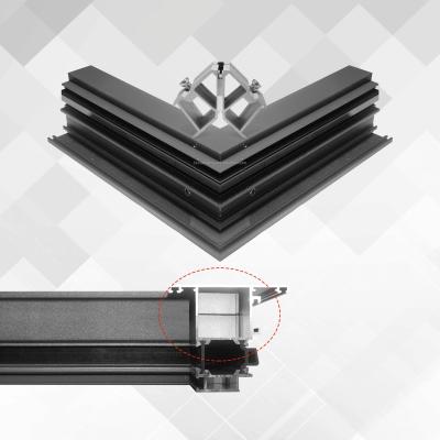 중국 현대 문 창문 관절을 위한 일 조각 모양 코너 알루미늄 하드웨어 판매용