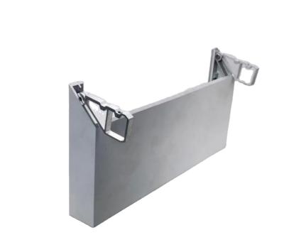 중국 알루미늄 합금 발코니 문 열기 커버를 위해 180도 알루미늄 코너 관 판매용