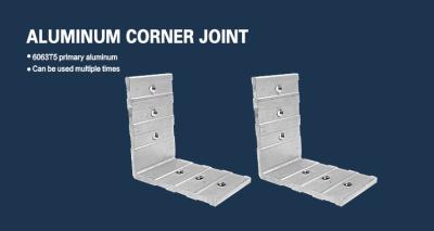 중국 6063-T5 알루미늄 하드웨어 L 모양 브래킷 커넥터 판매용