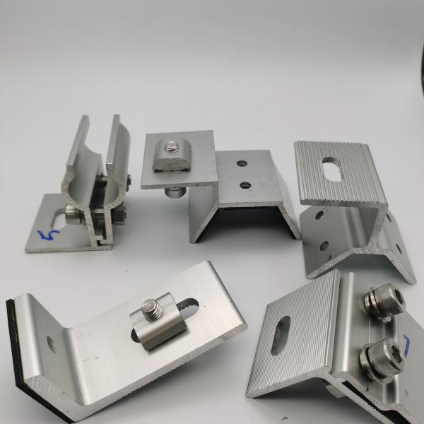 Quality Aluminum Frame Solar Panel Rail Clamps for Modern Apartment PV Mounting System for sale