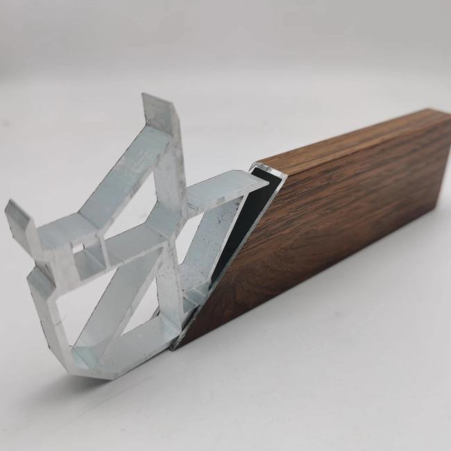6063-T5 aluminum corner joint for windows and doors