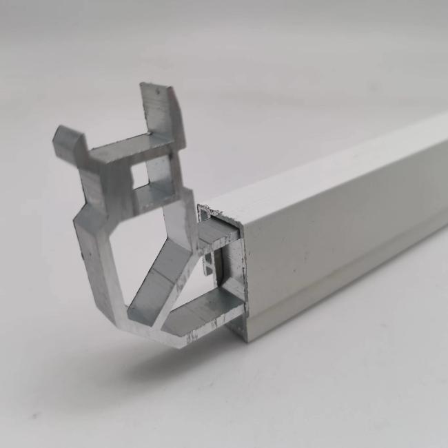 Aluminum corner joint product close-up view