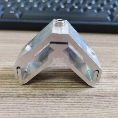 중국 V형 알루미늄 프로필 코너 관절 높이 30mm 슬라이딩 문과 창문 판매용