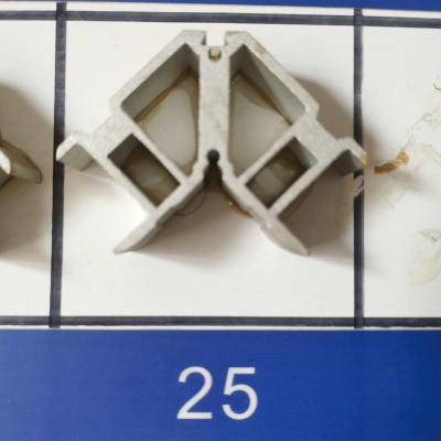 China 45 Degree Connecting Aluminum Hardware Window And Door Frame Corner Joint Corner Connector for sale