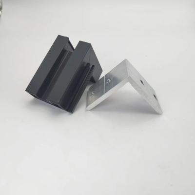 중국 L 모양 코너 브래킷 피팅 고정 장치 두꺼운 5mm 알루미늄 진압 프로필 각 연결 장치 판매용