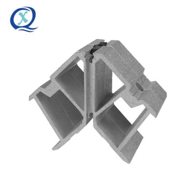 China Customizable Height 6063-T5 Primary Aluminum Injectable Gel Window Corner Joint for Modern Doors and Windows for sale