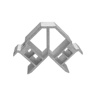 China Easy Quick Installation 6063-T5 Primary Aluminum Sandblasted Surface Aluminum Corner Joint for Window Door for sale