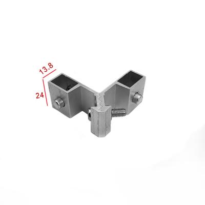China 6063-T5 Primary Aluminum Corner Joint with Sandblasted Surface and Customizable Height for Window Hardware for sale