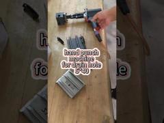 13mm Stroke Pneumatic Punching Machine for 5*40mm Drain Hole and Low Air Consumption