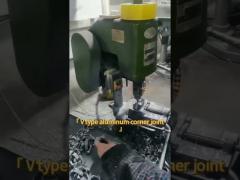 45 degree connecting sliding window and door connector aluminium window corner with squre hole